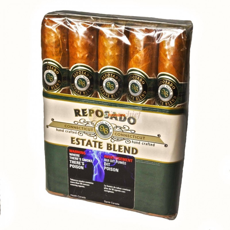 Reposado 96 Estate Blend Connecticut Robusto Puros Cigarros