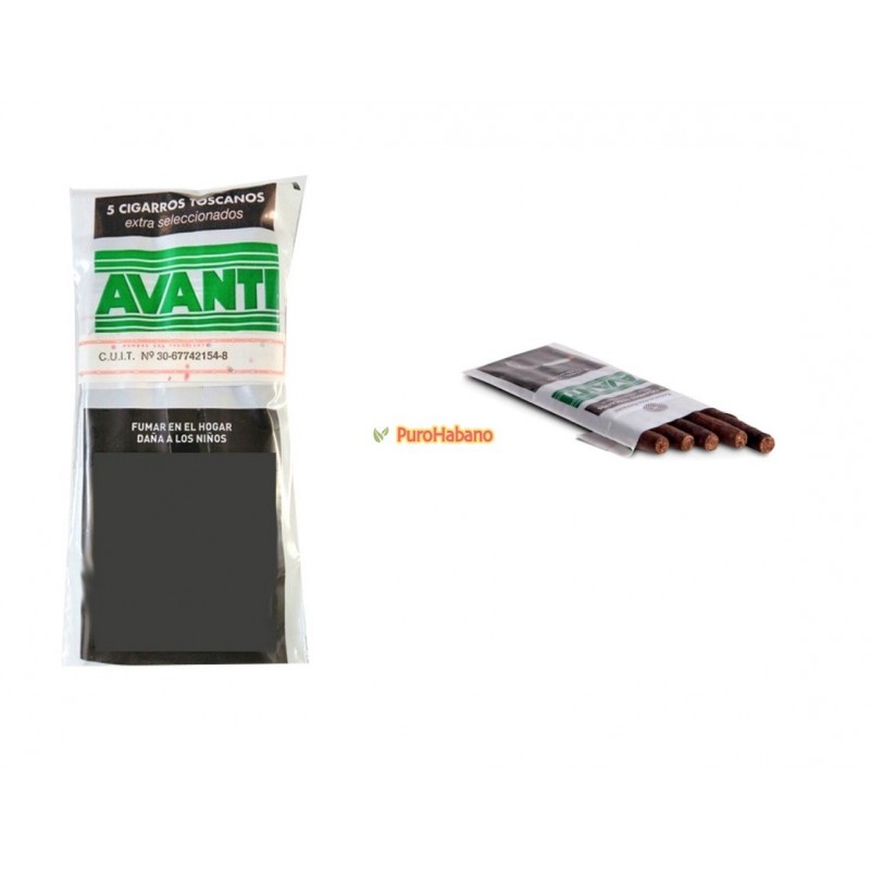 Avanti Extra Cigarros Toscanos Nacionales Argentinos