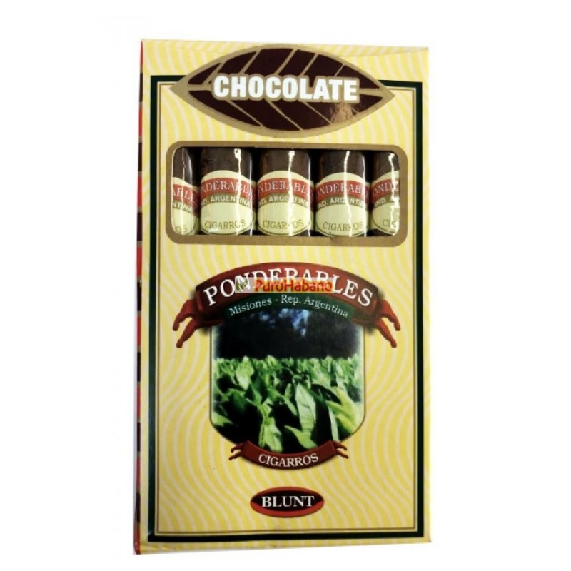 Ponderables Blunts Chocolate Cigarros Nacionales Argentinos