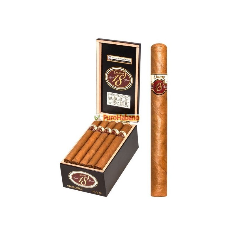 Cusano by Davidoff 18 Doble Connecticut Churchill Habanos Puros Cigarros